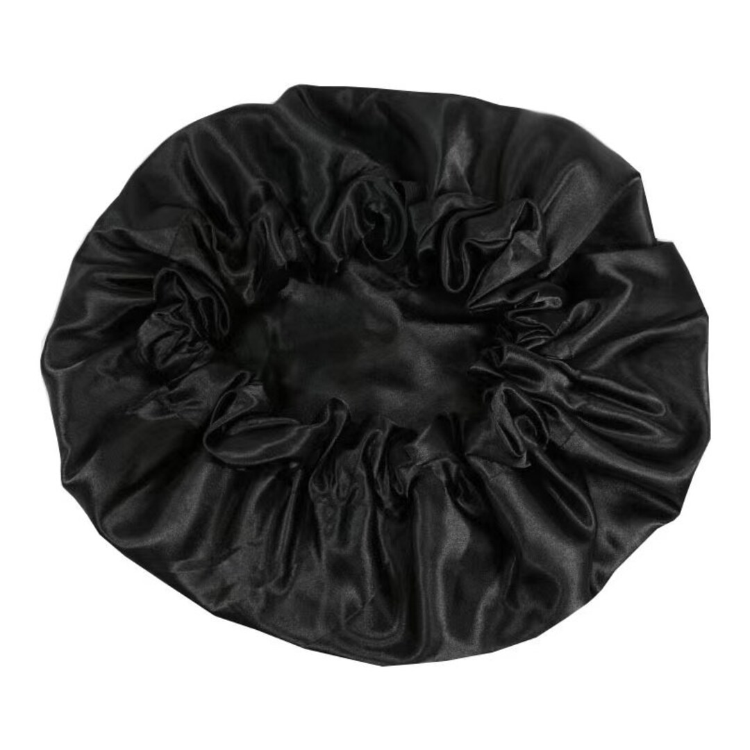 WOMAN SLEEP HAT Satin Double Layer Sleep Cap Hair Care Hat Hair ...