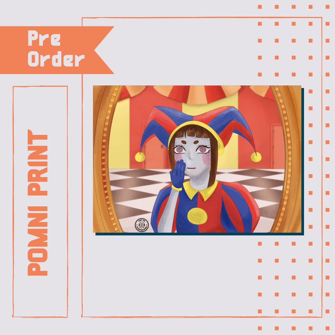 Pomni Print, TADC, - Etsy