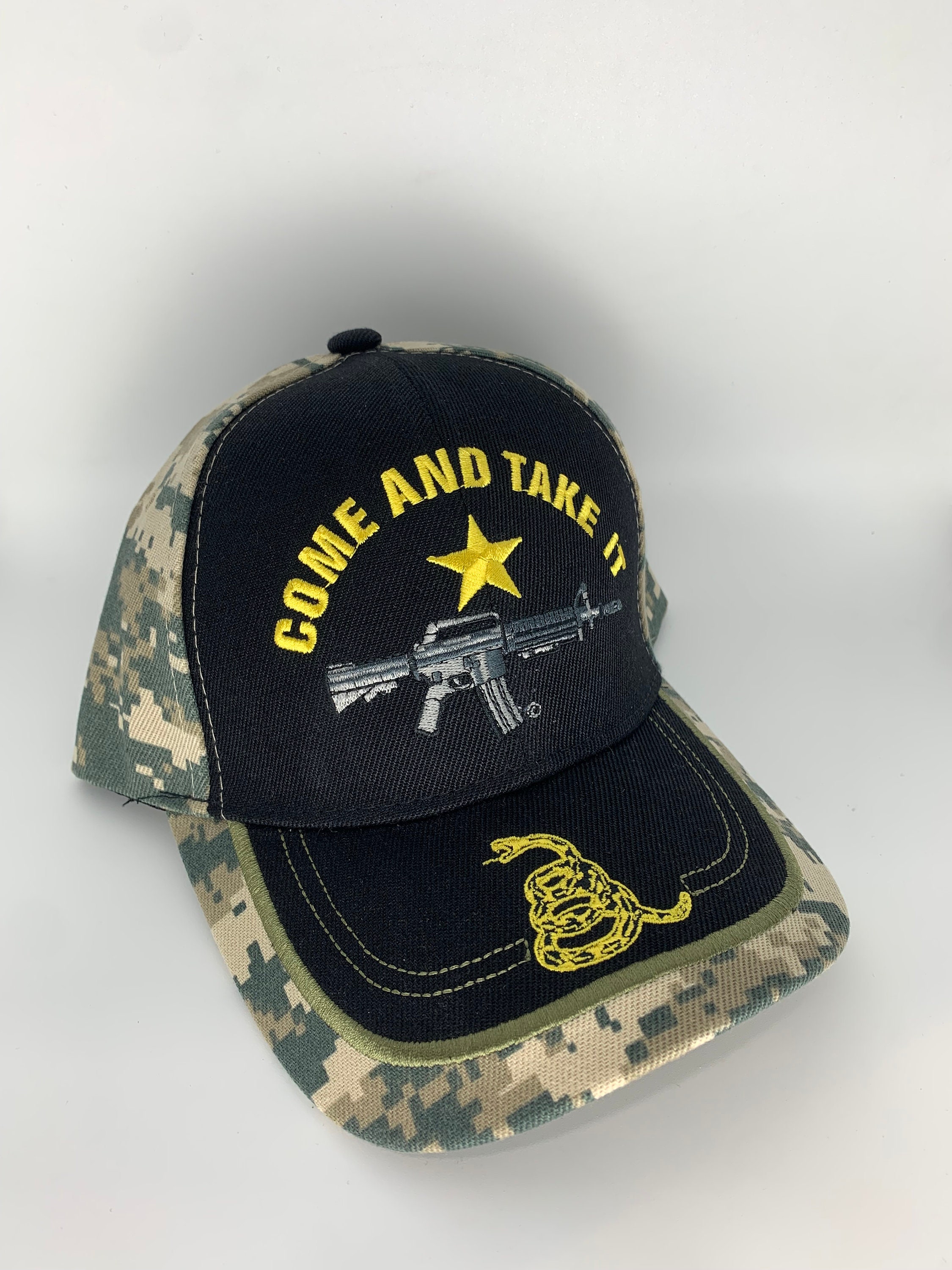 Come and Take It Don't Tread on Me Gun Hat Come and - Etsy