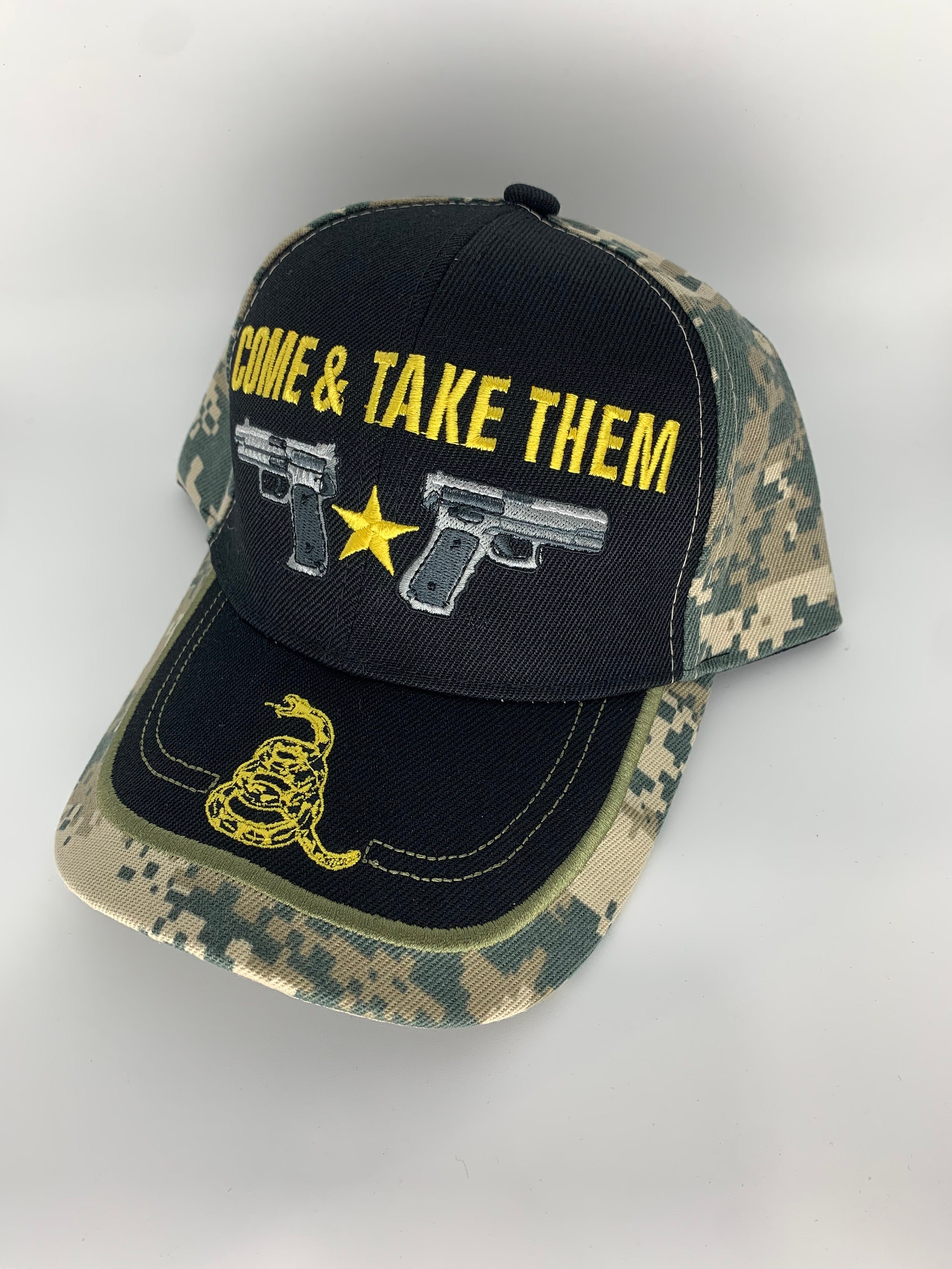 Come and Take It Don't Tread on Me Gun Hat Come and - Etsy