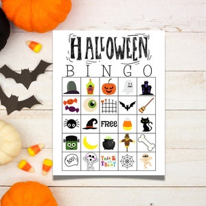 Halloween Bingo | Halloween Party Game | - Etsy