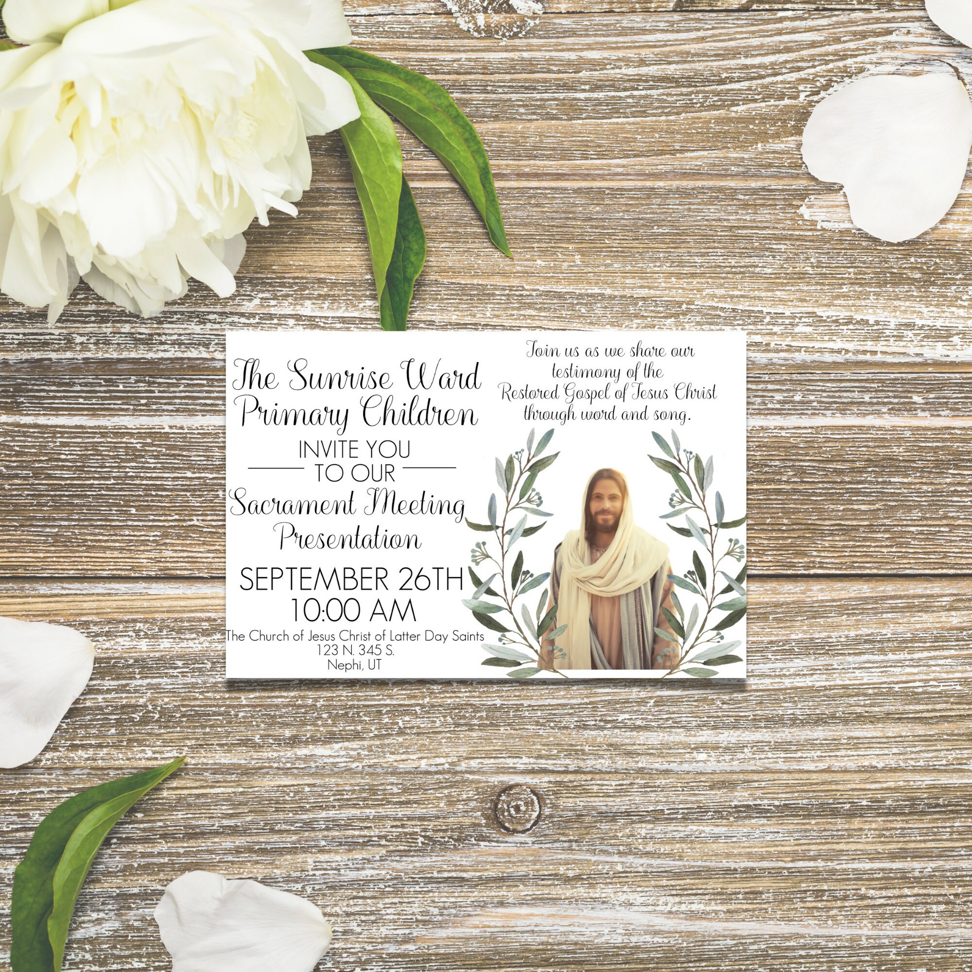 Primary Program Invitation Editable Customizable - Etsy