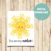 You Are My Sunshine Handprint Craft Preschool Craft Newborn Keepsake ...