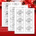 Printable Christmas Gift Tags Neighbor Gift Tags Teacher Gift Tags Warm ...