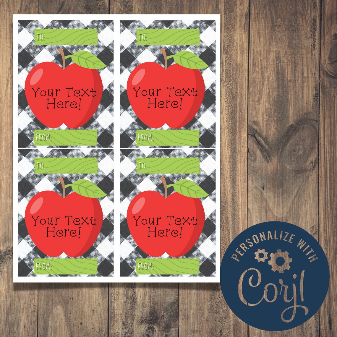 Editable Teacher Gift Tag Meet the Teacher Welcome Back to - Etsy