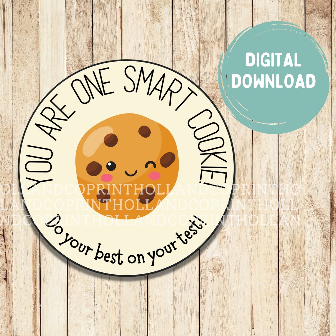 School Testing Treat You Are One Smart Cookie Do Your Best - Etsy
