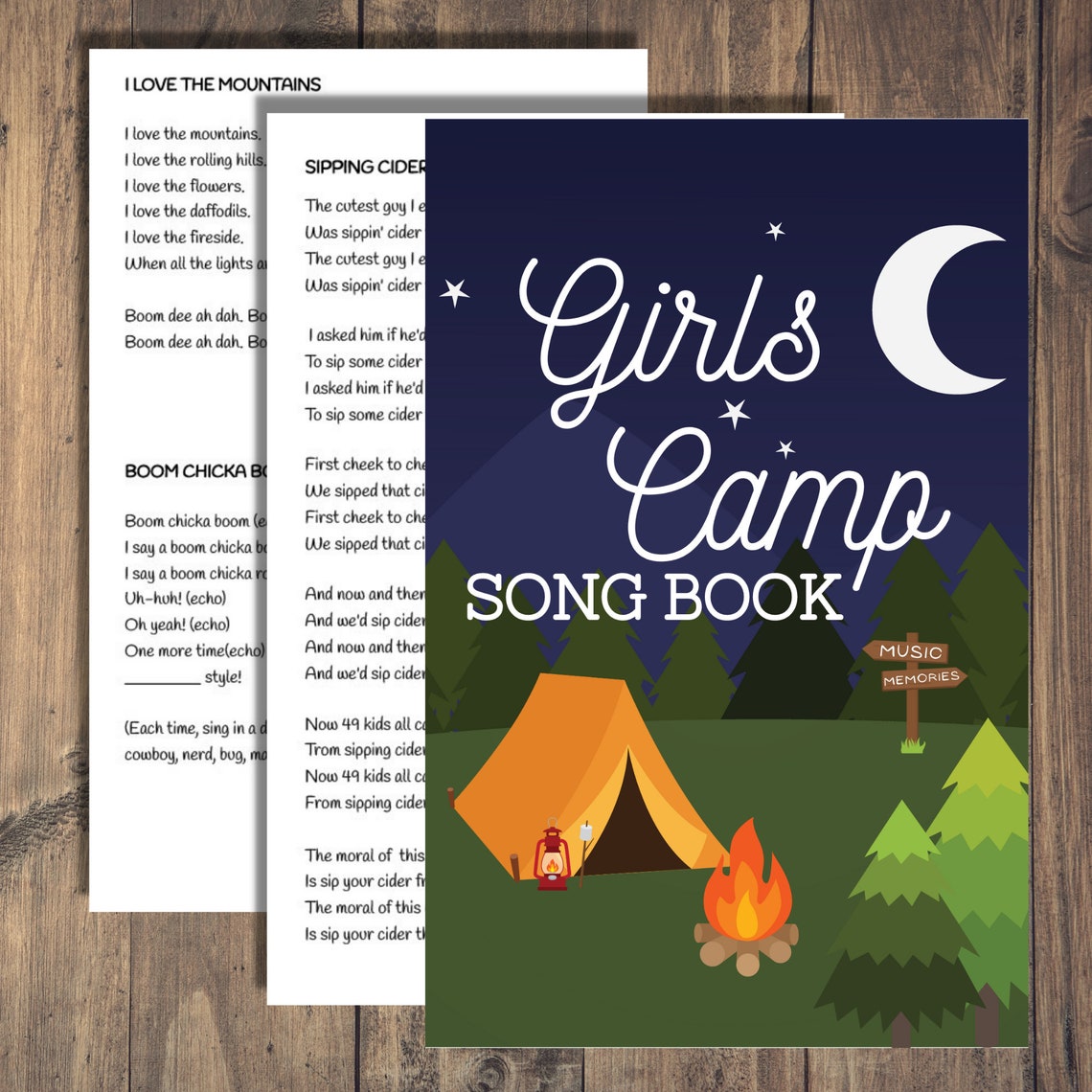 Girls Camp Song Book Young Women Church of Jesus Christ of - Etsy