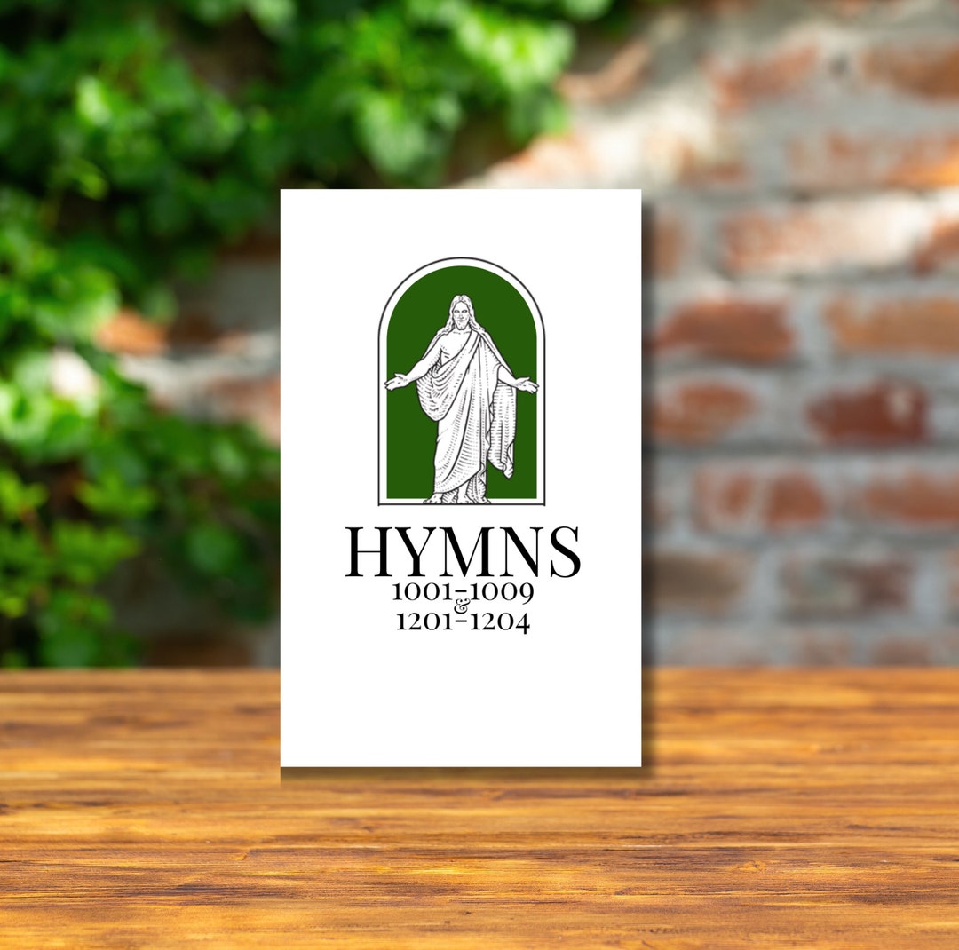 New Hymn Book Printable Book First Volume Church of Jesus Christ of ...