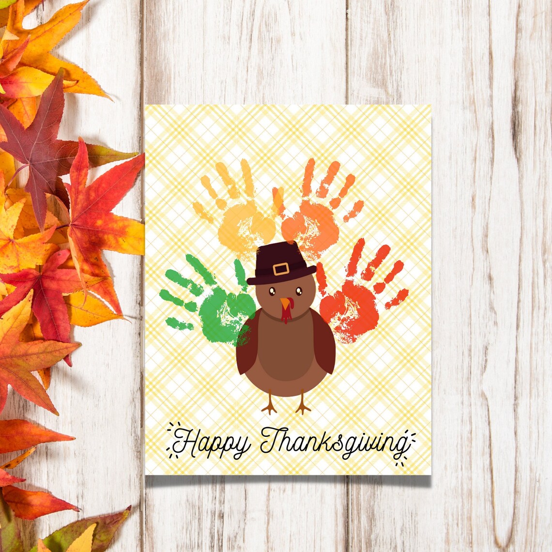 Thanksgiving Handprint Craft Fall Preschool Activity - Etsy