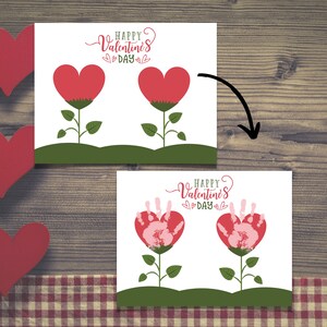 Valentine's Day Handprint Craft | Baby's First Valentine's Day ...