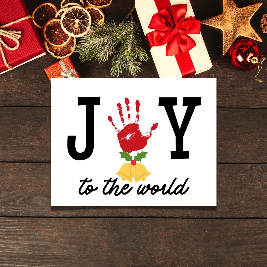 Christmas Handprint Craft | Joy to the World Handprint | Winter ...