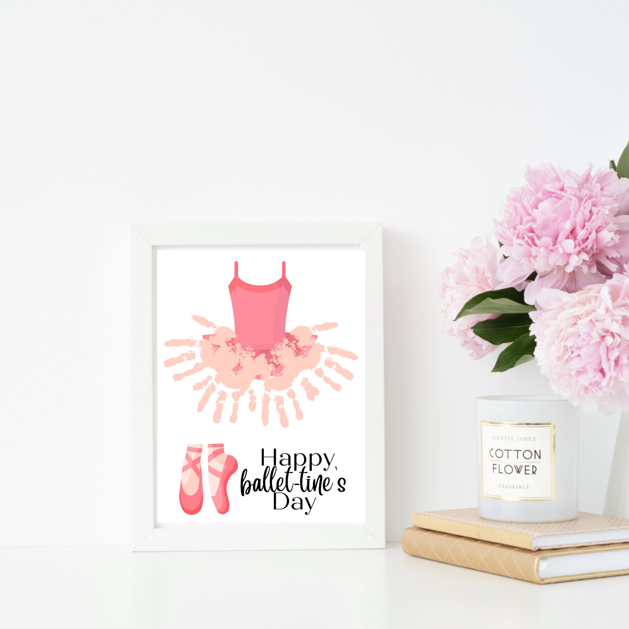 Valentine's Day Handprint Craft Baby's First Valentine's Day Valentine ...