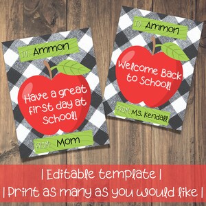 Editable Teacher Gift Tag | Meet the Teacher | Welcome Back to School ...