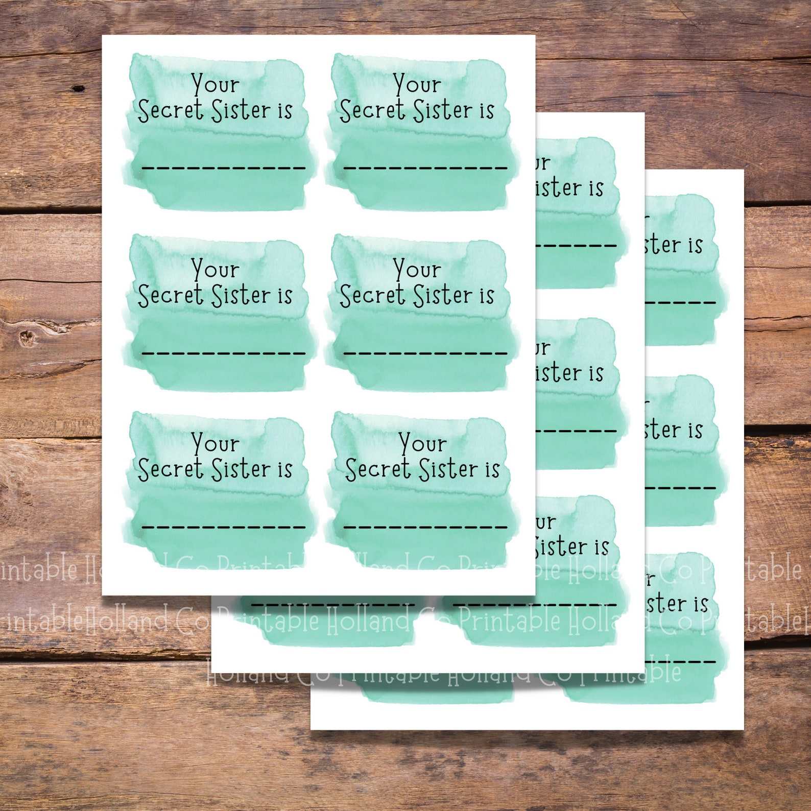 Secret Sister Printable Survey | Questionnaire for Secret Sister ...