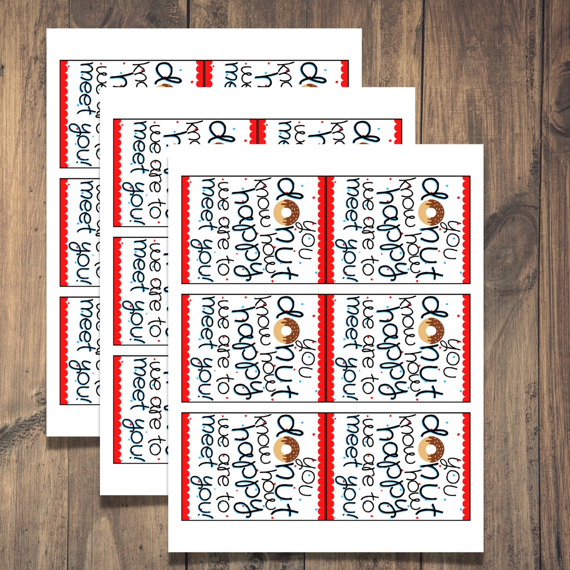 Donut Welcome Gift Tag Primary Young Women Welcome to | Etsy