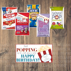 Primary Birthday Popcorn Tag for Church of Jesus Christ of Latter Day ...