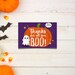 Halloween Thank You Card Thanks for All You BOO Teacher Appreciation ...