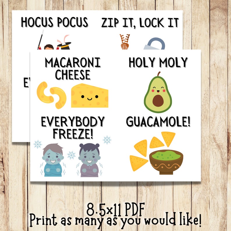 Classroom Calls Printable | Class Management | Attention Getters | Call ...