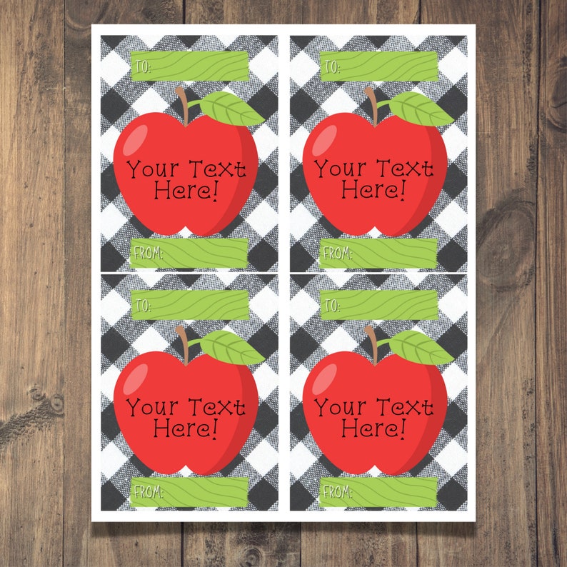 Editable Teacher Gift Tag Meet the Teacher Welcome Back to - Etsy