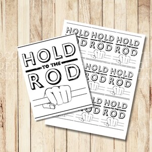 Hold to the Rod Printable | Book of Mormon Lesson Tag | Girls Camp ...