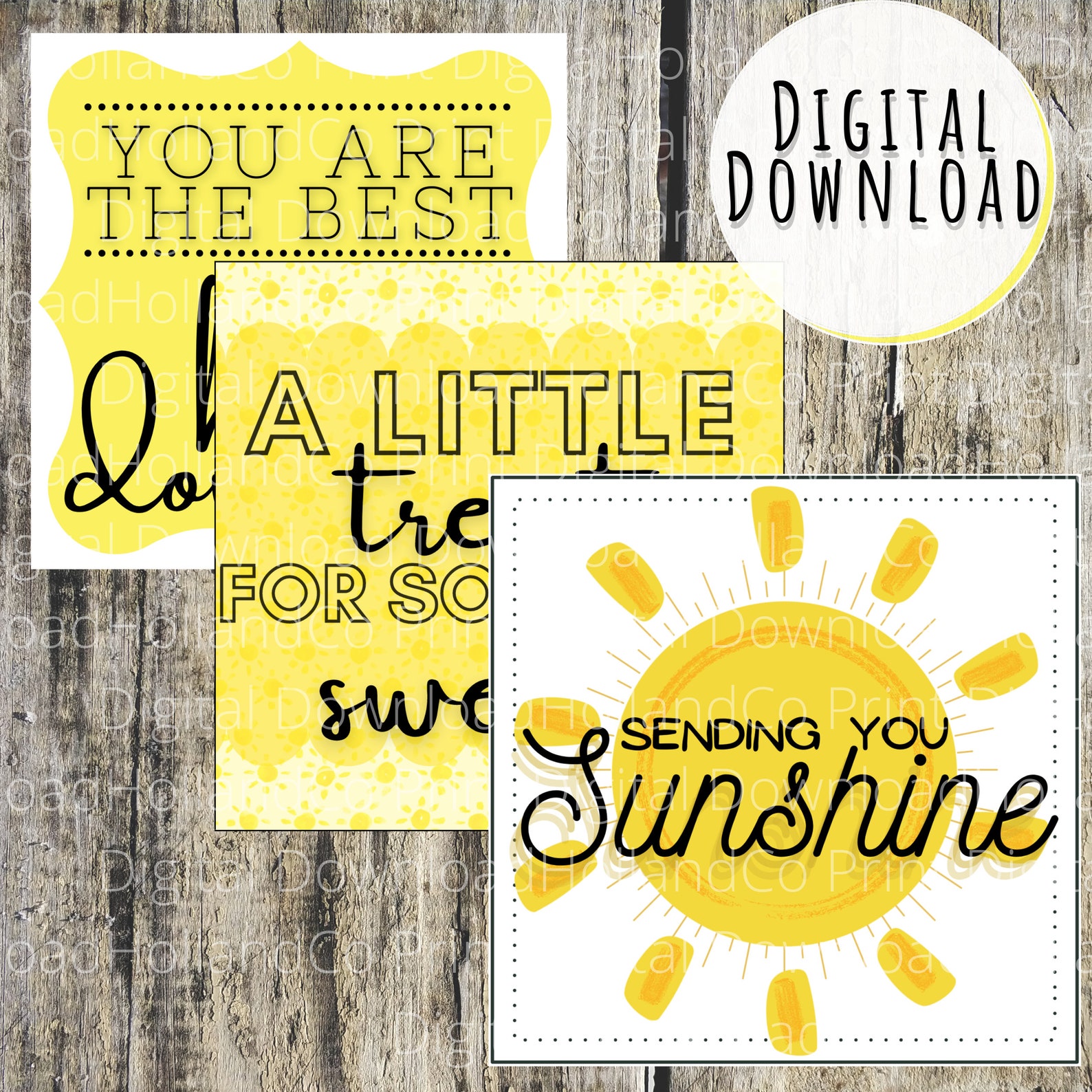 Sunshine Box Printable Digital Download Cheer up Care Package - Etsy