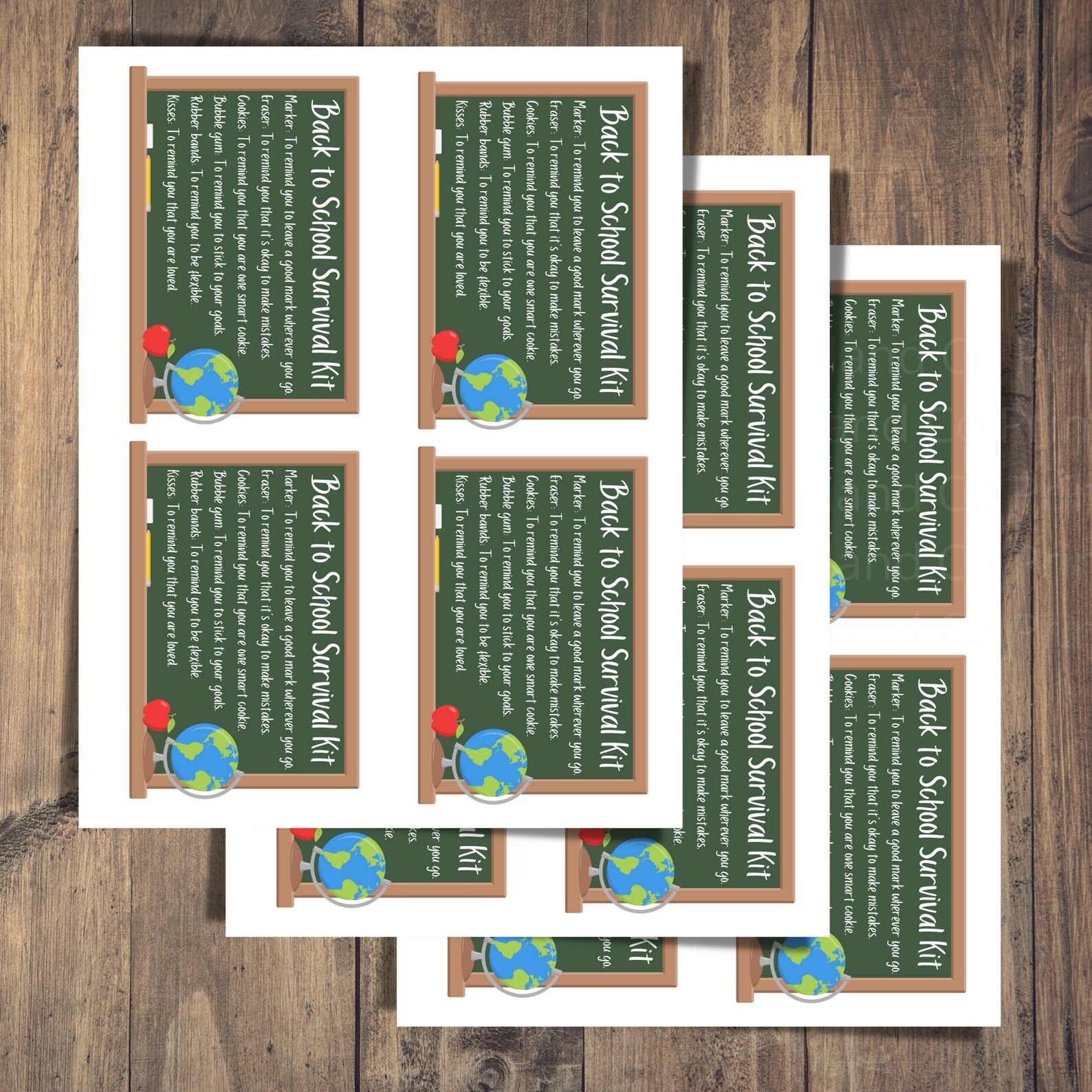 Back to School Survival Kit Printable Welcome Back Primary - Etsy