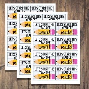 Back to School Printable | Welcome Back | Let's Start the Year off ...