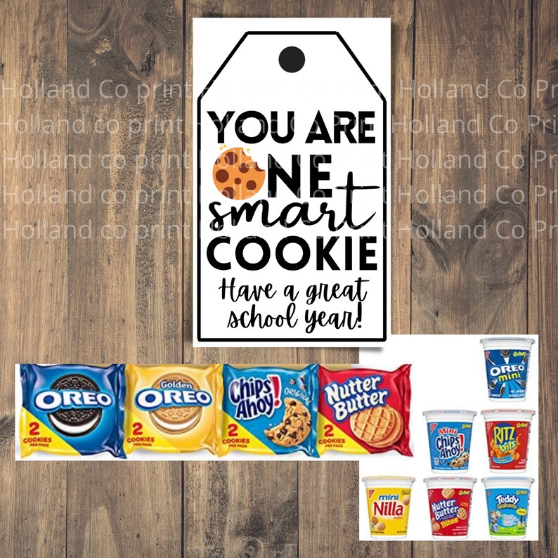 One Smart Cookie Back to School Printable Welcome Back - Etsy