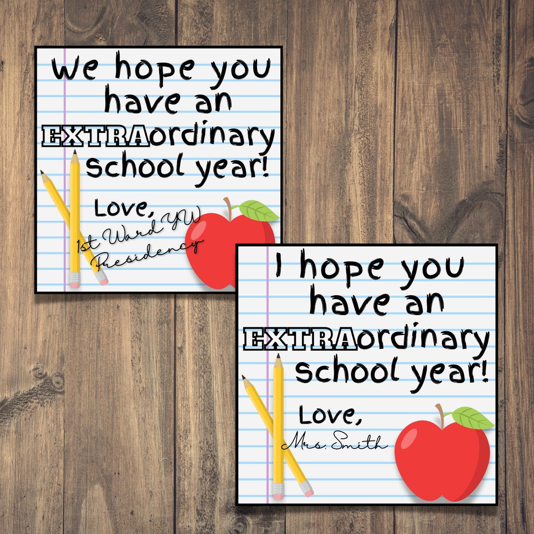 Back to School Printable | Welcome Back | Have an Extraordinary Year ...