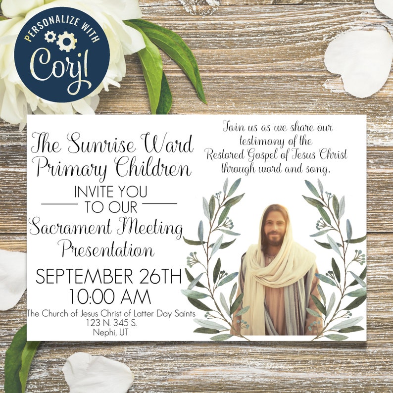 Primary Program Invitation Editable Customizable - Etsy