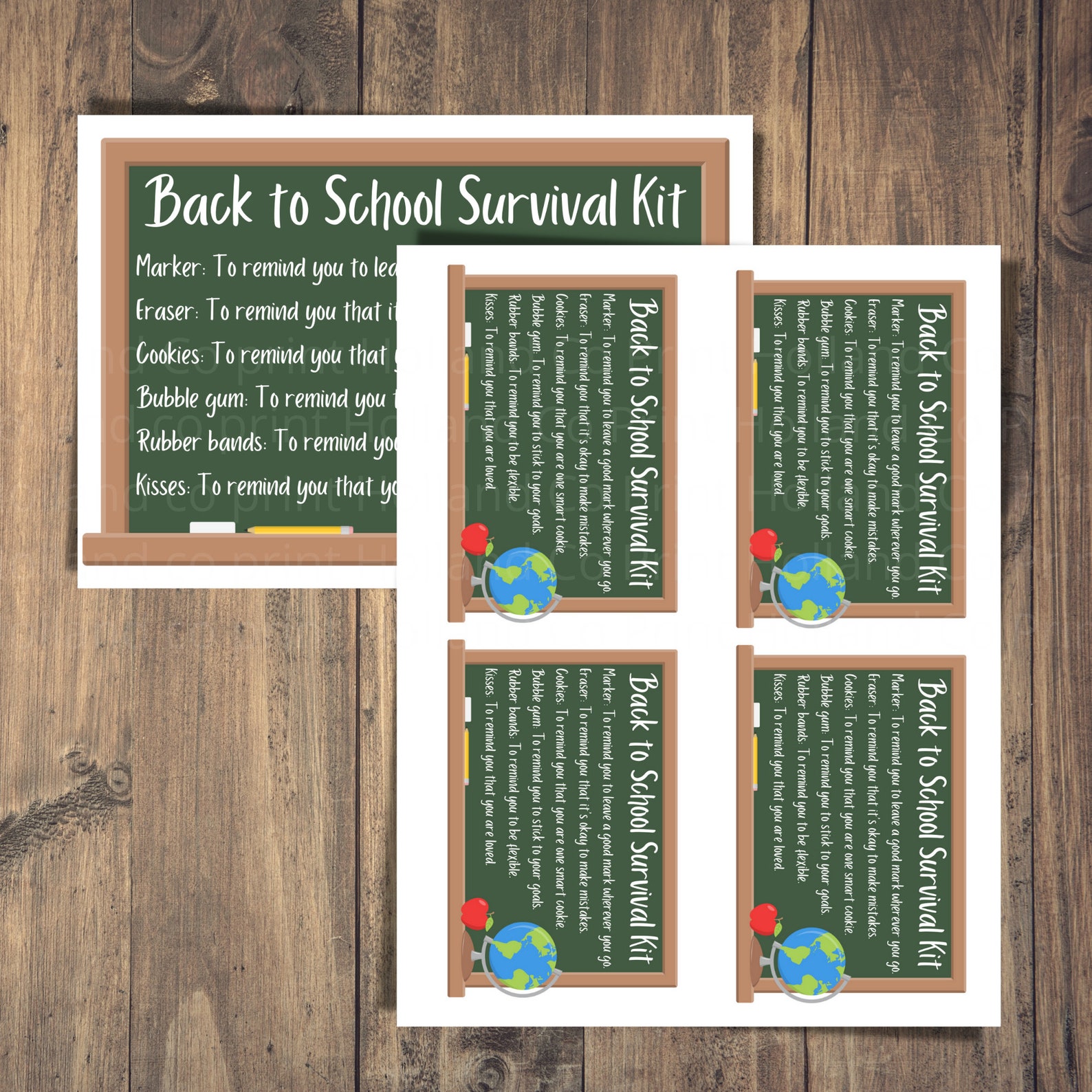 Back to School Survival Kit Printable Welcome Back Primary - Etsy