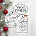 Printable Christmas Gift Tags Neighbor Gift Tags Teacher - Etsy