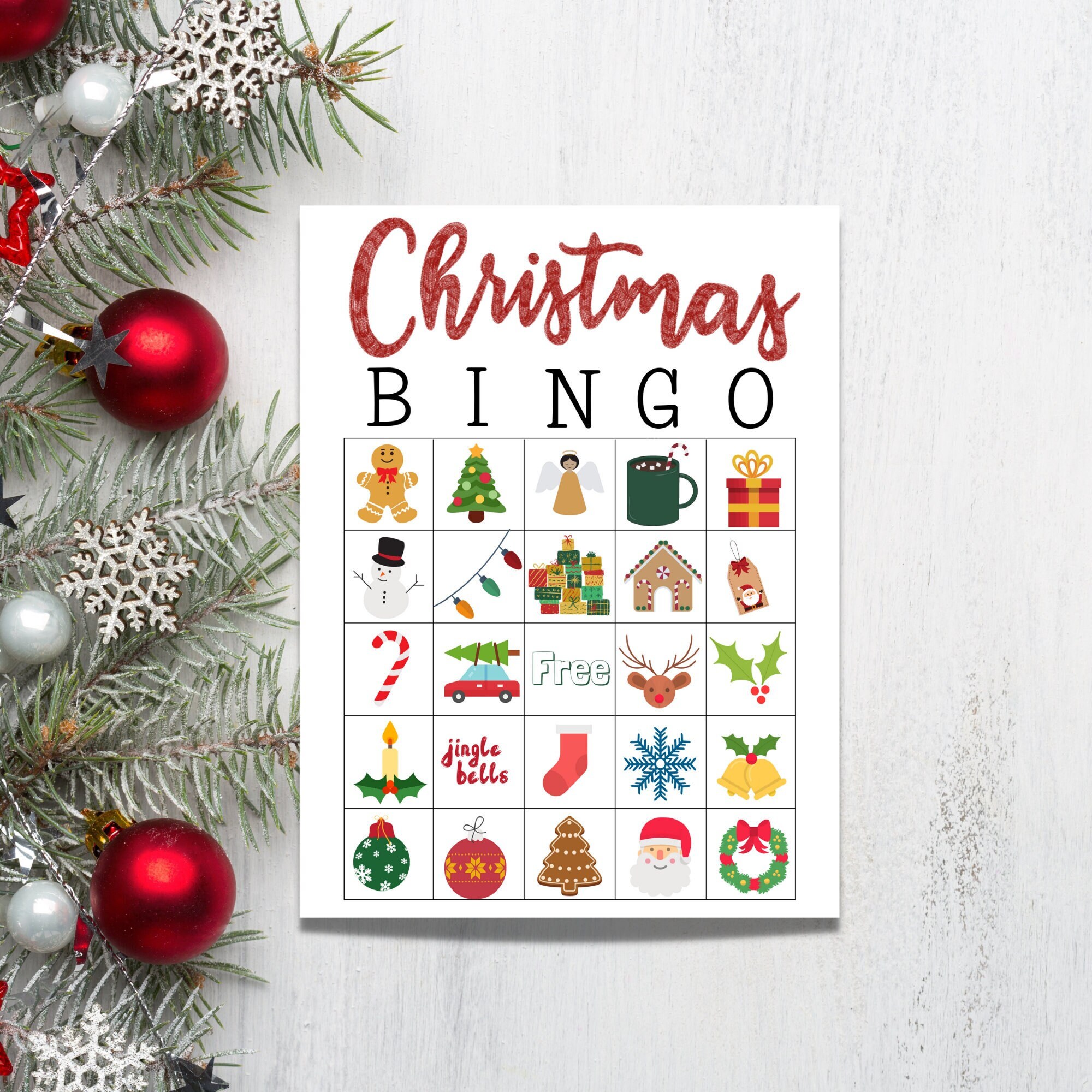 Christmas Bingo Christmas Party Game - Etsy