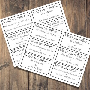 Would You Rather Game for Back to School | Meet the Teacher | Team ...