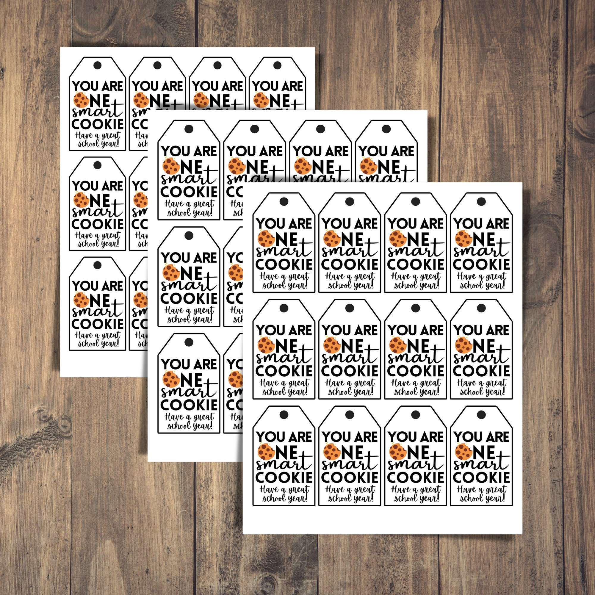 One Smart Cookie Back to School Printable Welcome Back - Etsy