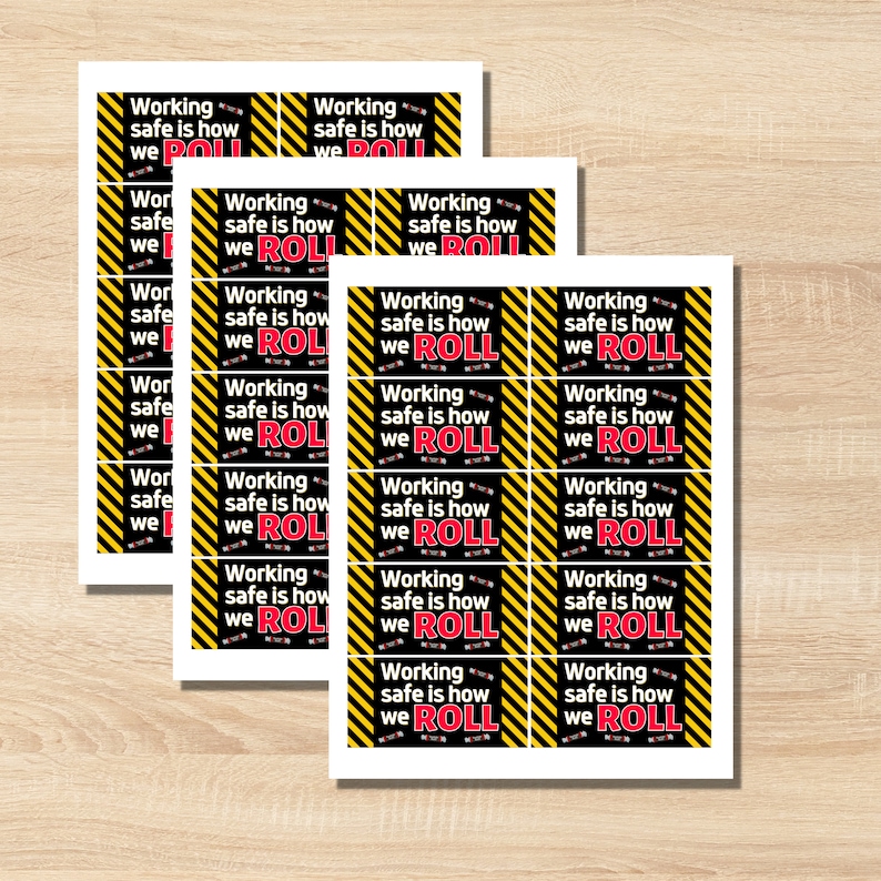 Working Safe is How We Roll | Tootsie Roll Digital Download | - Etsy