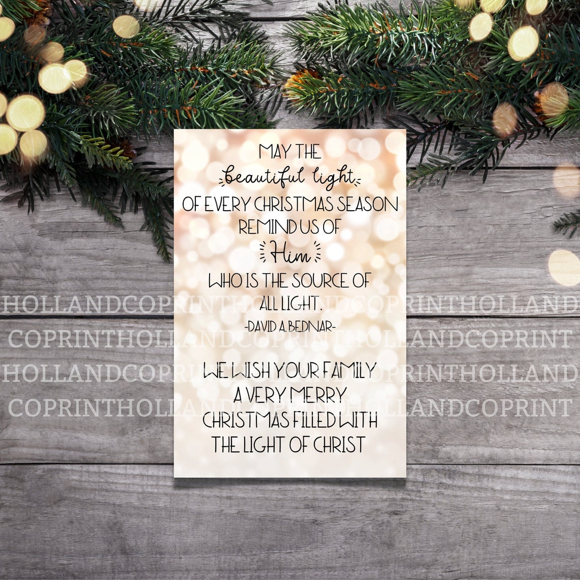 Light the World Printable Christmas Gift Tags Neighbor Gift - Etsy