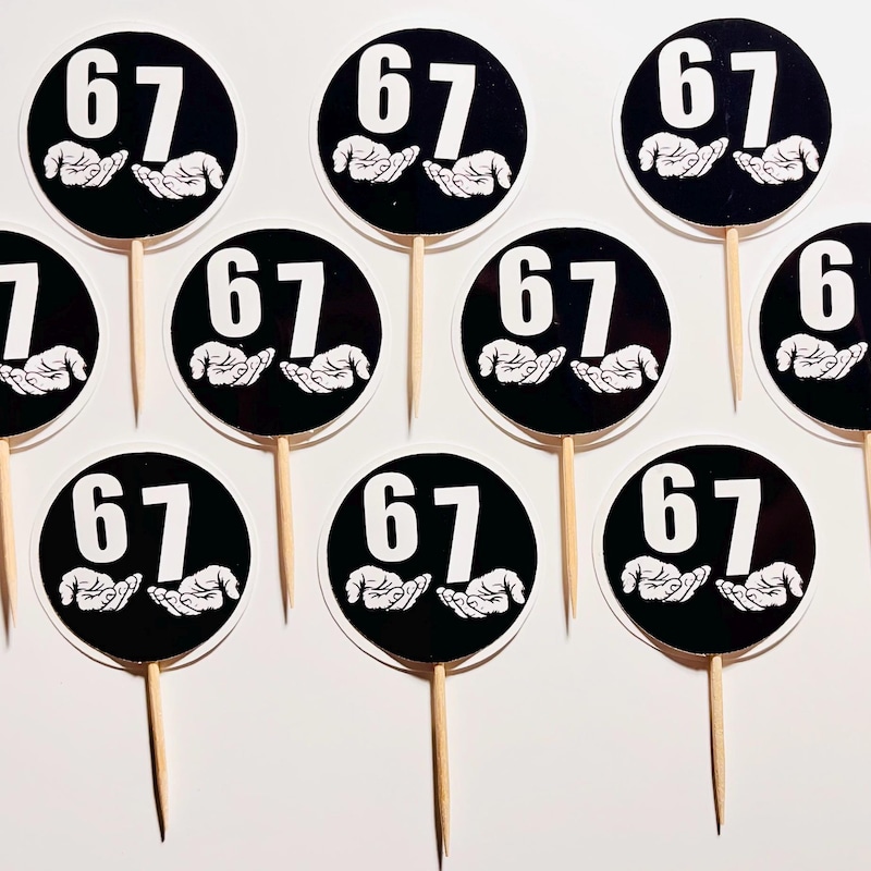 67 Birthday Cake - Etsy