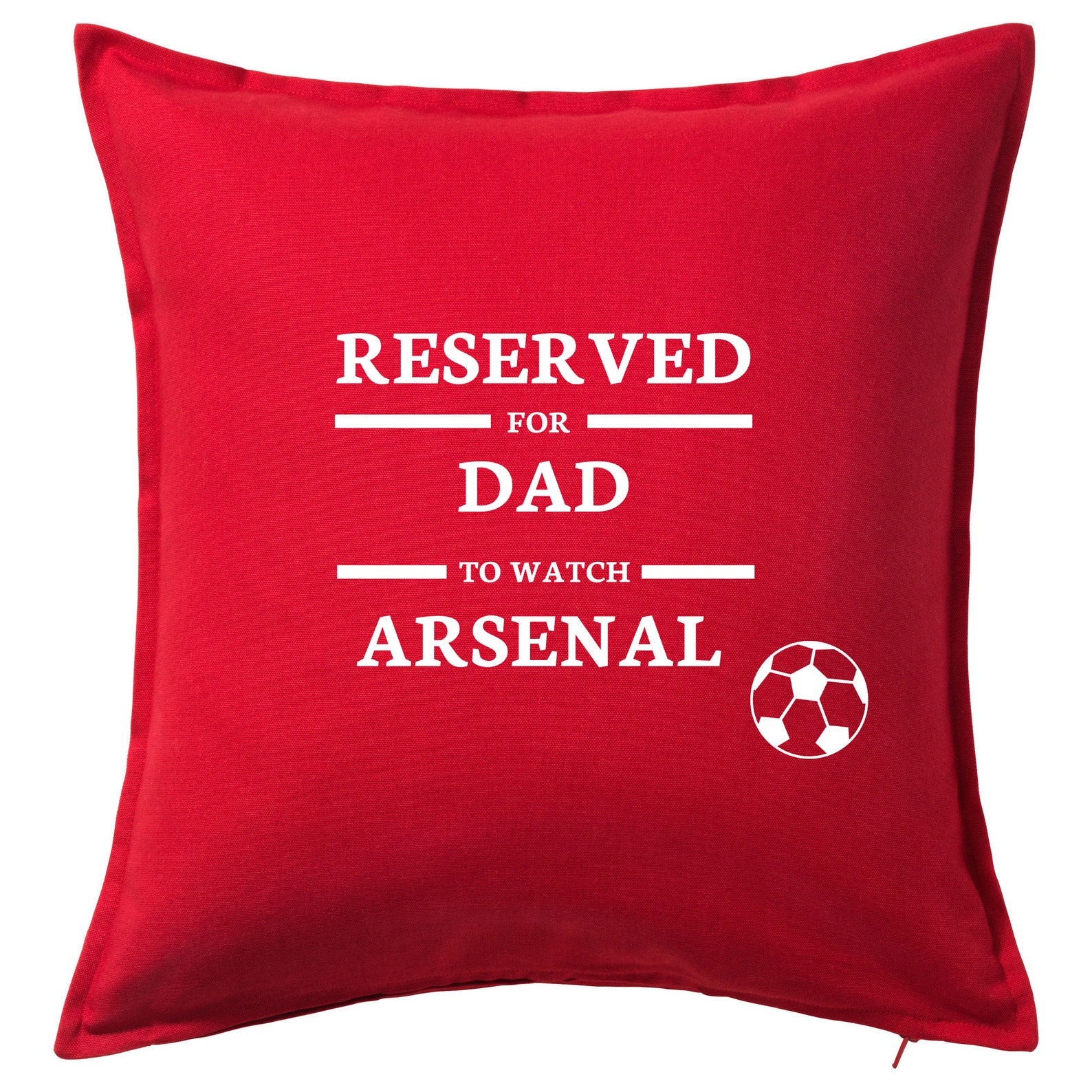 Arsenal Print Cushion Cover personalised football gift | Etsy