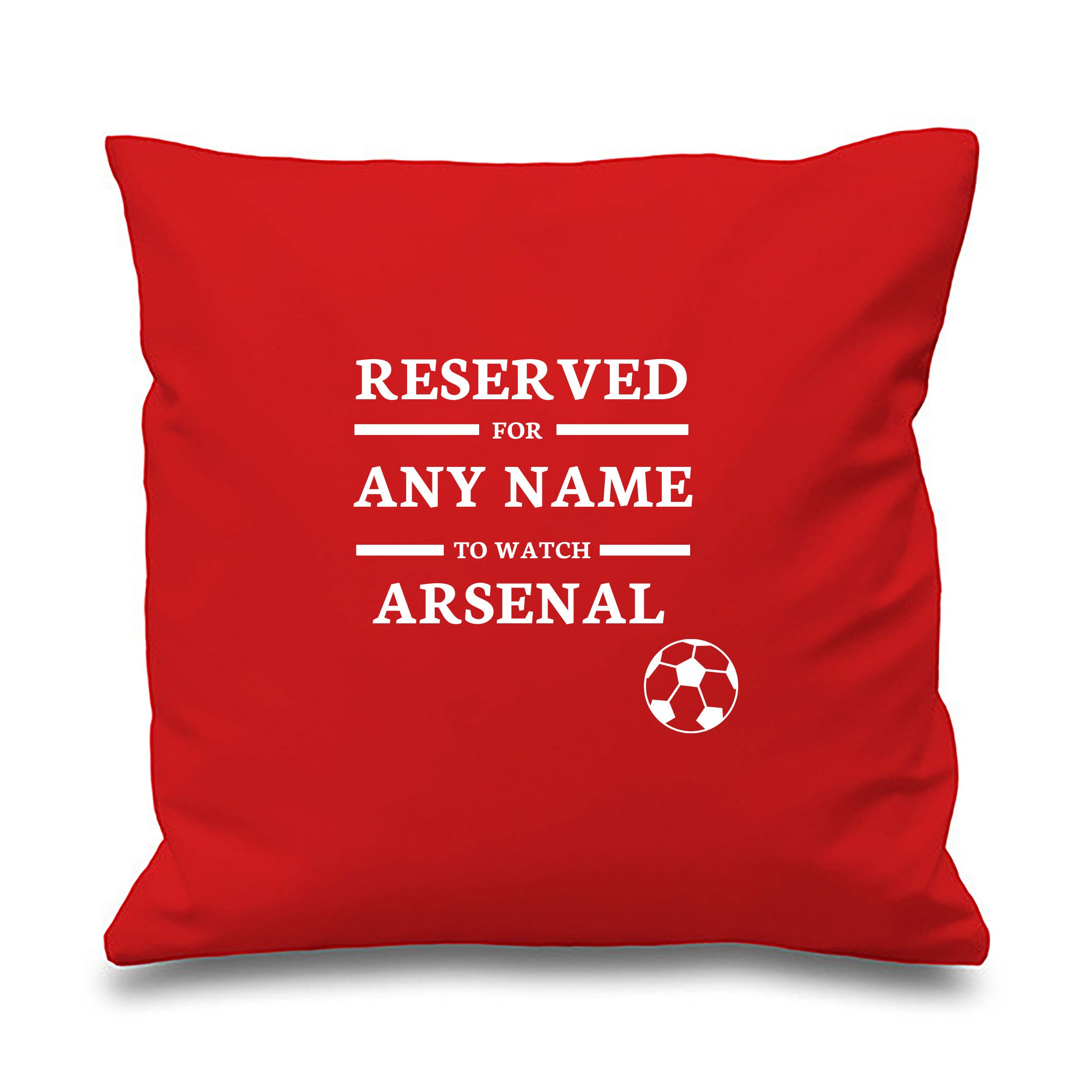 Arsenal Print Cushion Cover Personalised Football Gift - Etsy