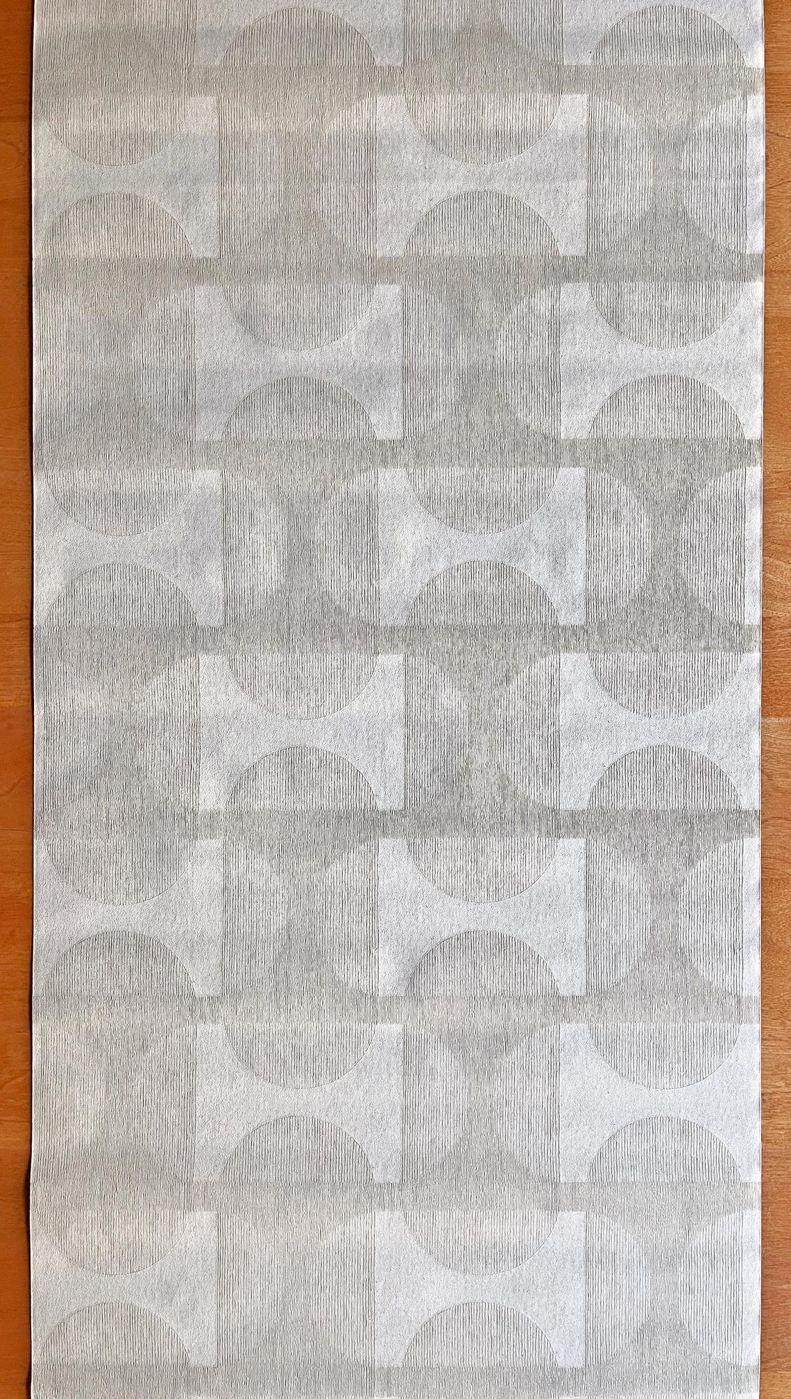 Vintage Mid-century Modern Mcm Wallpaper Textured Geo Pattern - Etsy
