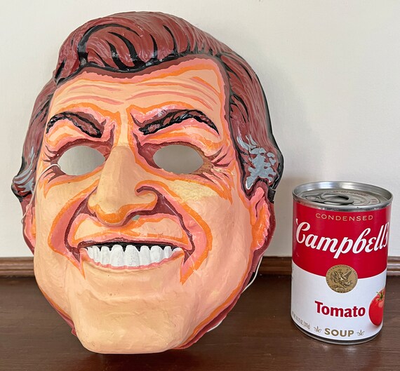 vintage 1980 Ted Kennedy mask plastic - Gem