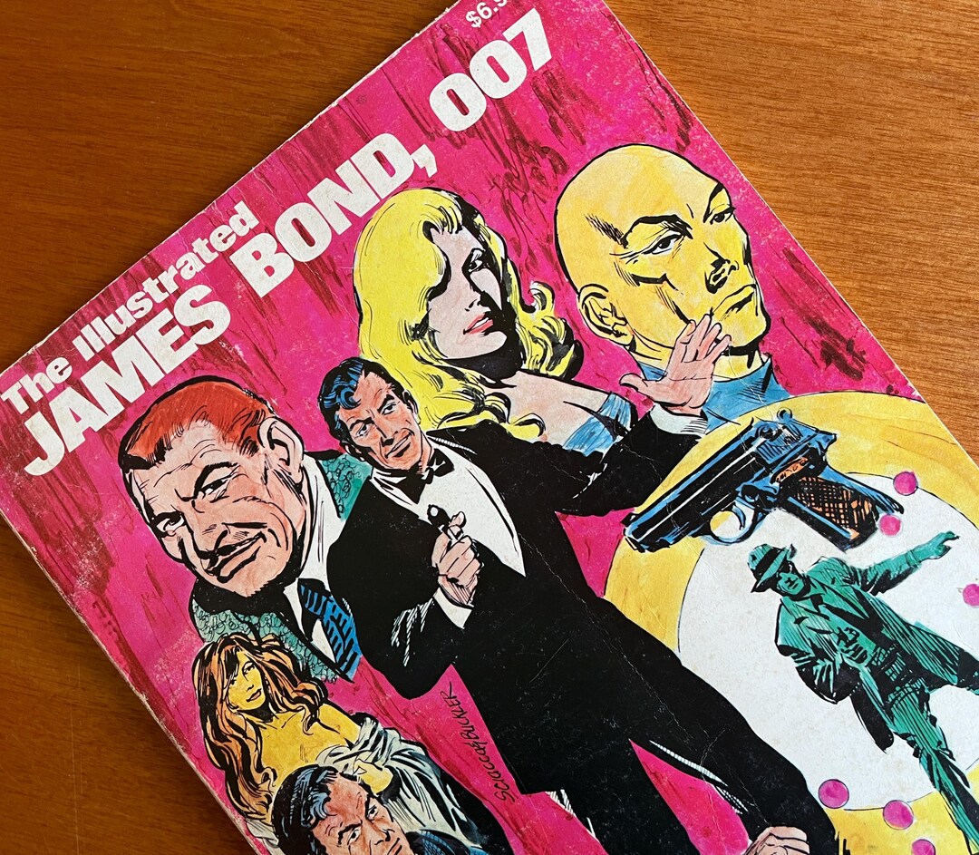 Vintage Comic the Illustrated James Bond 007 Book Paperback - Etsy