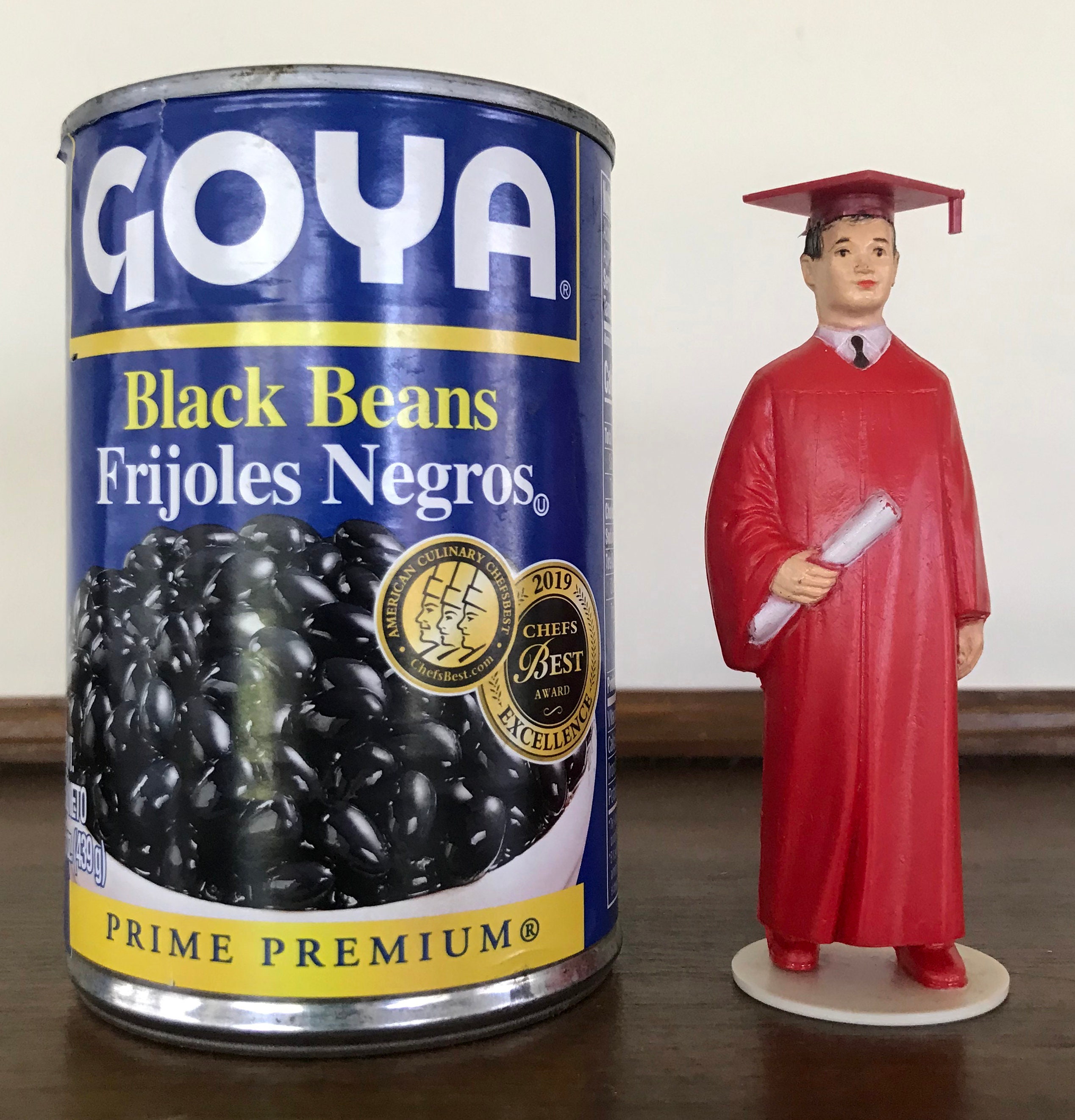 Vintage Cake Topper Graduate Graduation Boy Male Red Gown - Etsy