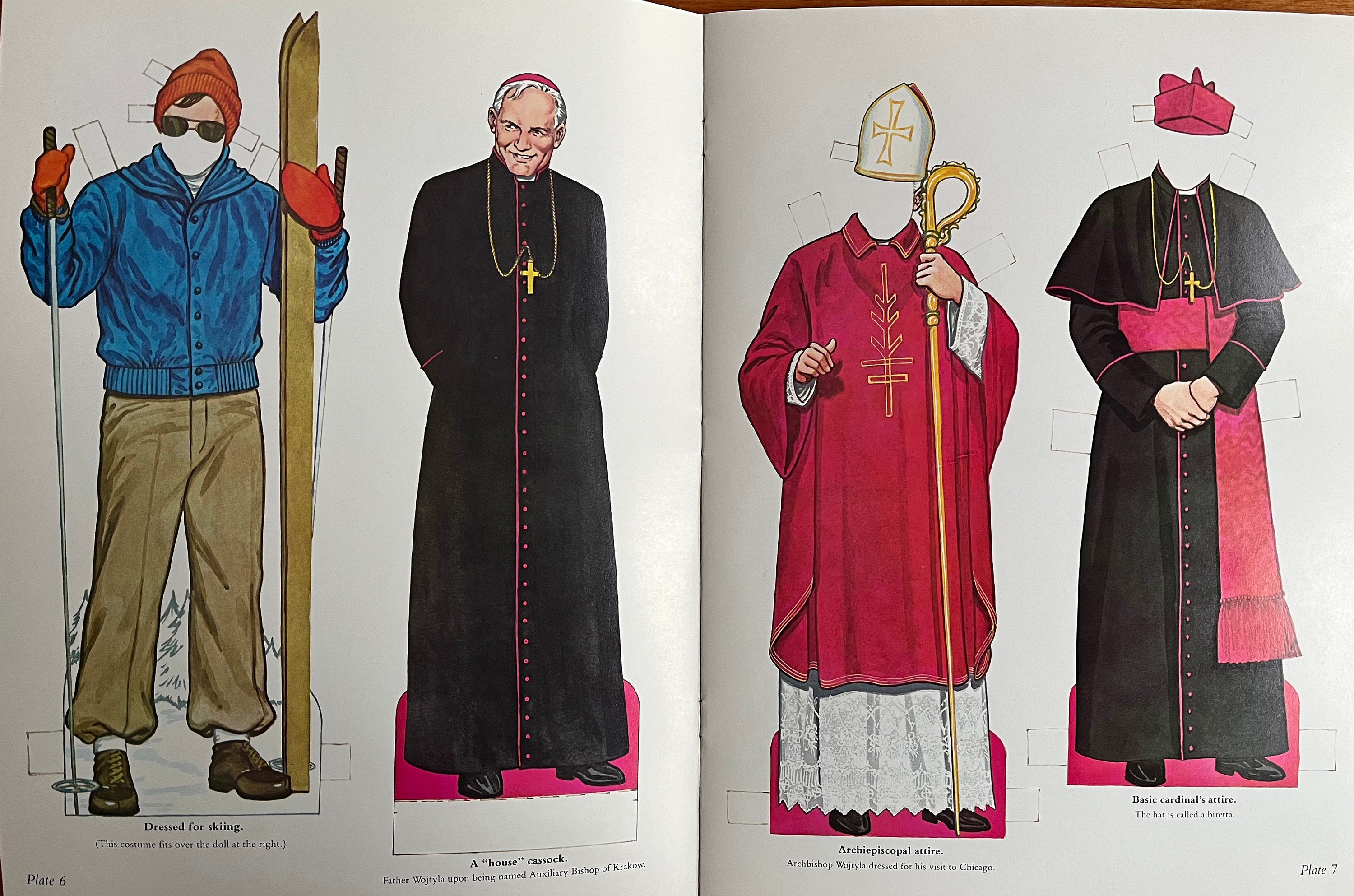 Vintage Paper Doll Book Pope John Paul II in Full Color - Etsy