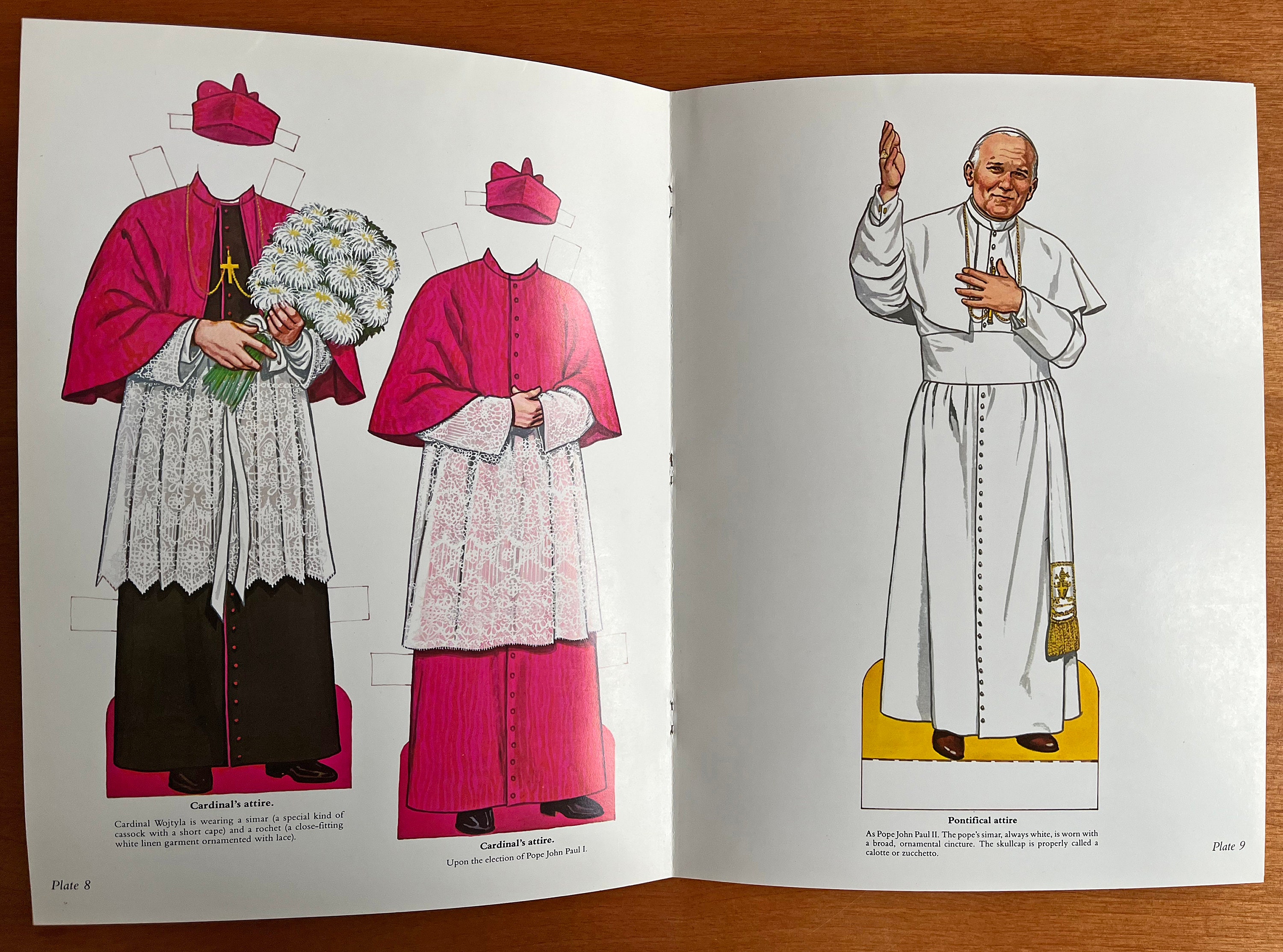 Vintage Paper Doll Book Pope John Paul II in Full Color - Etsy