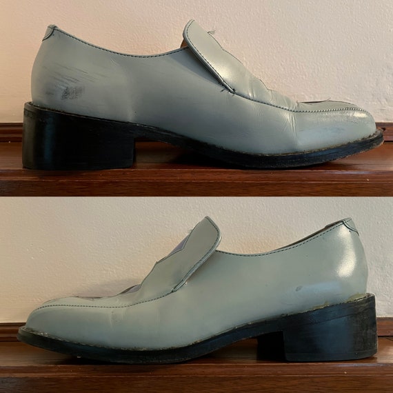 Rare vintage John Fluevog Buicks blue diamond Electra… - Gem
