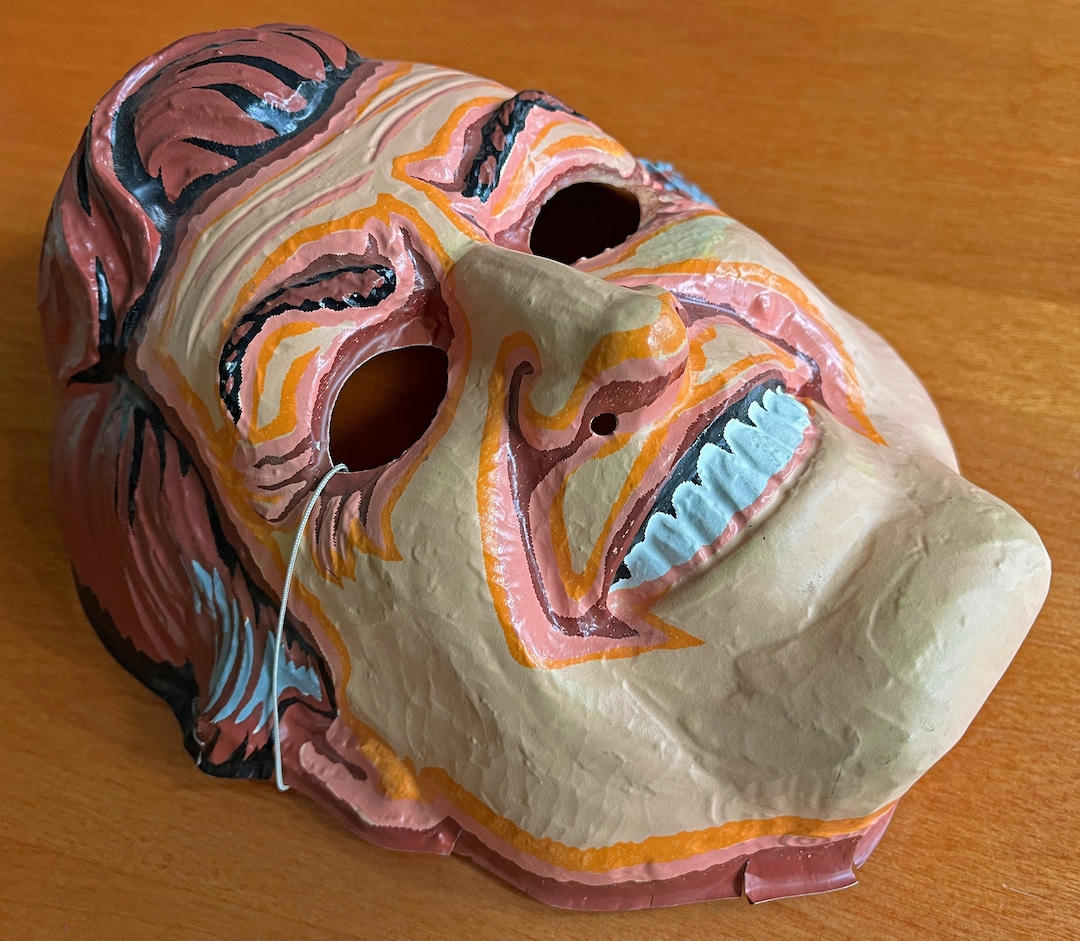 Vintage 1980 Ted Kennedy Mask Plastic - Etsy