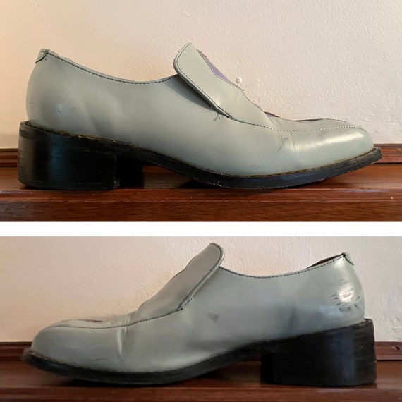 Rare vintage John Fluevog Buicks blue diamond Electra… - Gem