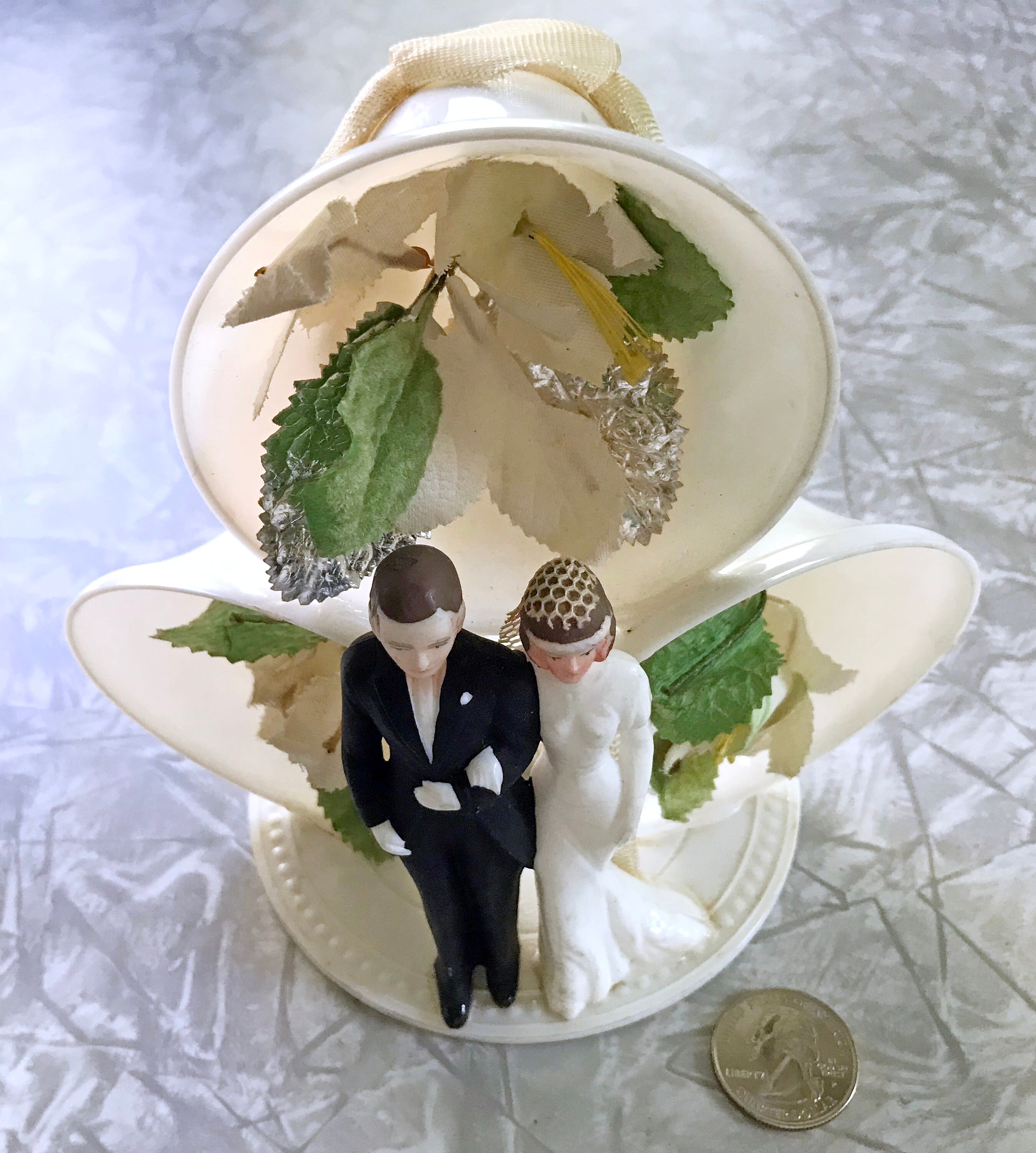 Vintage Art Deco Wedding Cake Topper 1920s Bells - Etsy